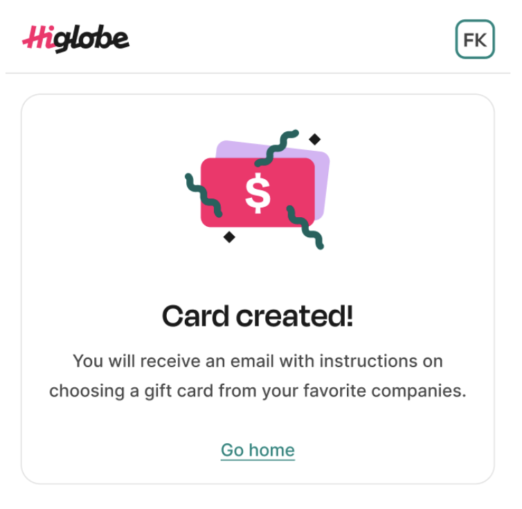 How to get a Higlobe Gift card? – Help center